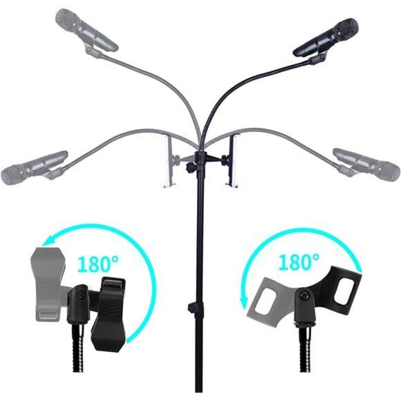 Cameras, Photo & Video | Microphone Stand Portable Mic Stand With Phone ...